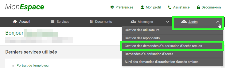 Autorisation d’accès aux dossiers accordée par l’employeur CNESST ...